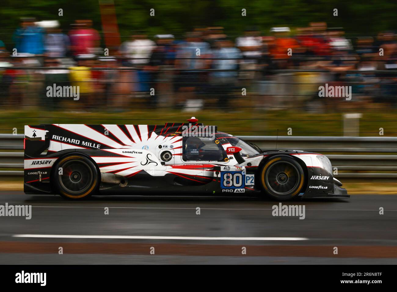 AF Corse team car driven by Francois Perrodo of France, Ben Barnicoa of ...