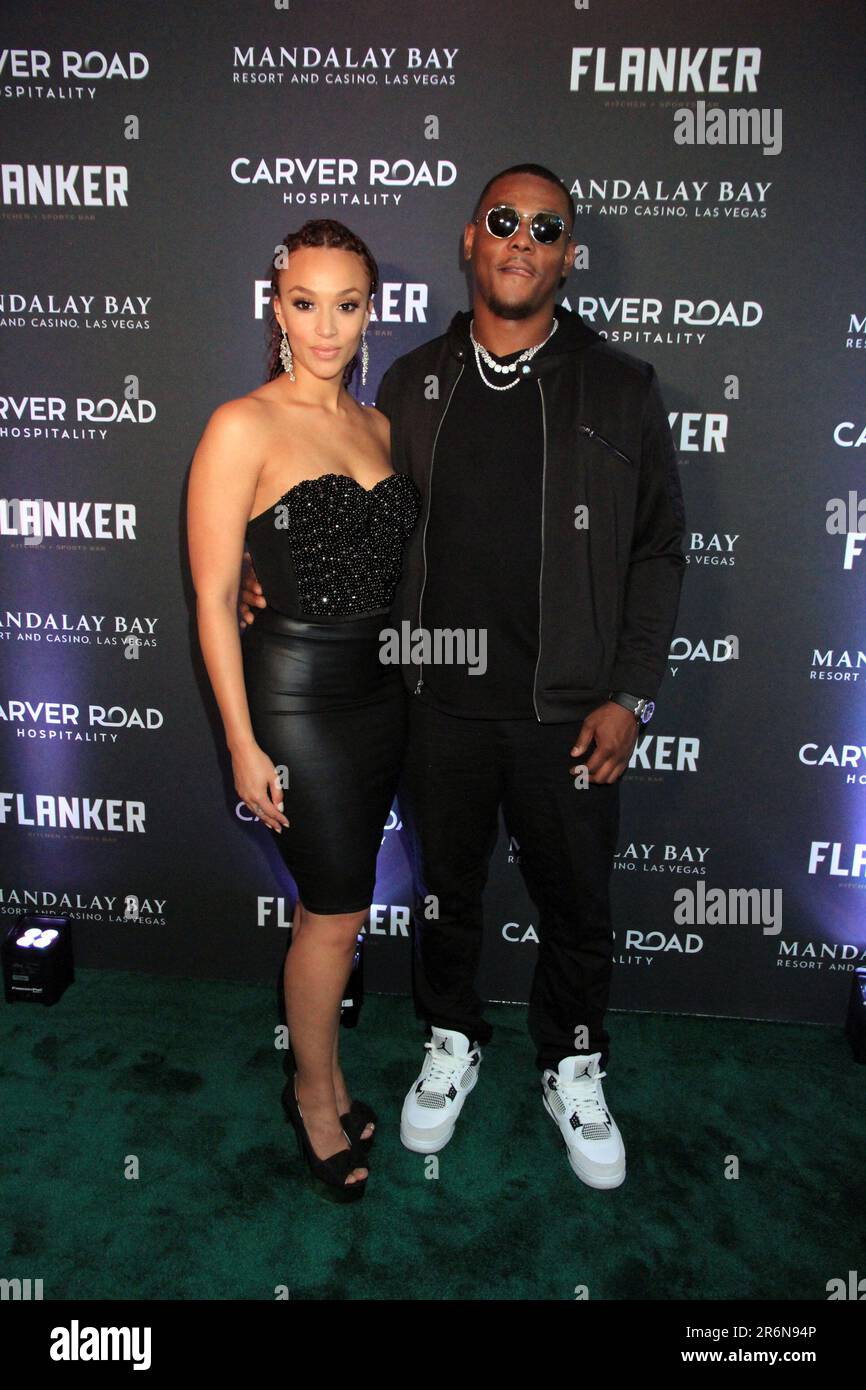 Las Vegas, USA. 9th June 2023. Adaire Byerly and Jamahal Hill at Carver ...