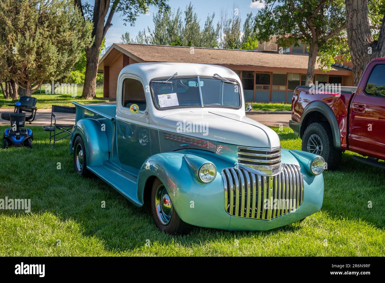 Canon City, CO, USA - June 10, 2023: Vintage cars and the peoople they ...