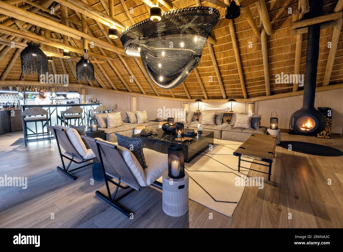 Luxurious interiors at Onguma Camp Kala - Onguma Game Reserve, Namibia ...