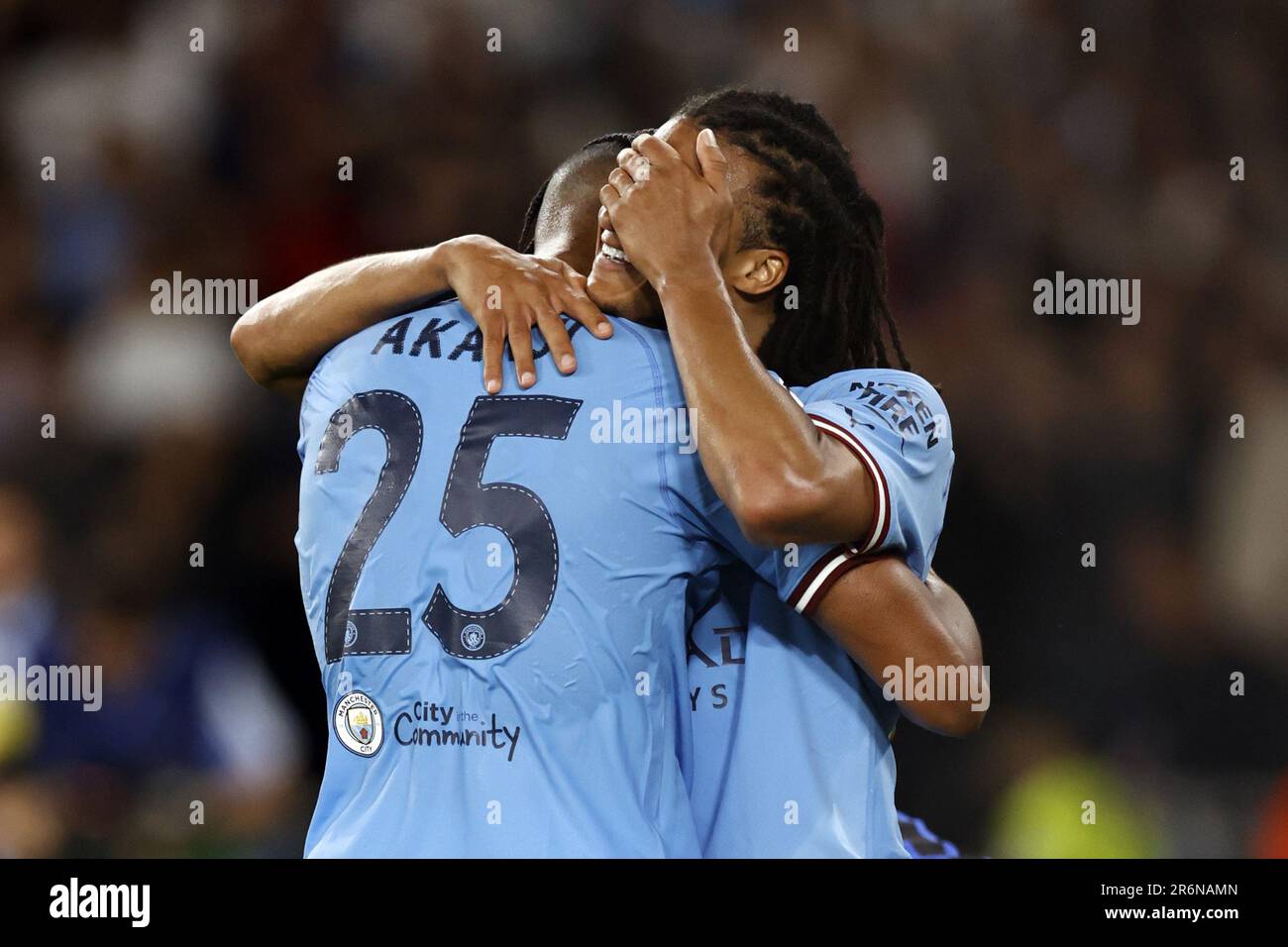 ISTANBUL - (lr) Manuel Akanji of Manchester City FC, Nathan Ake of ...