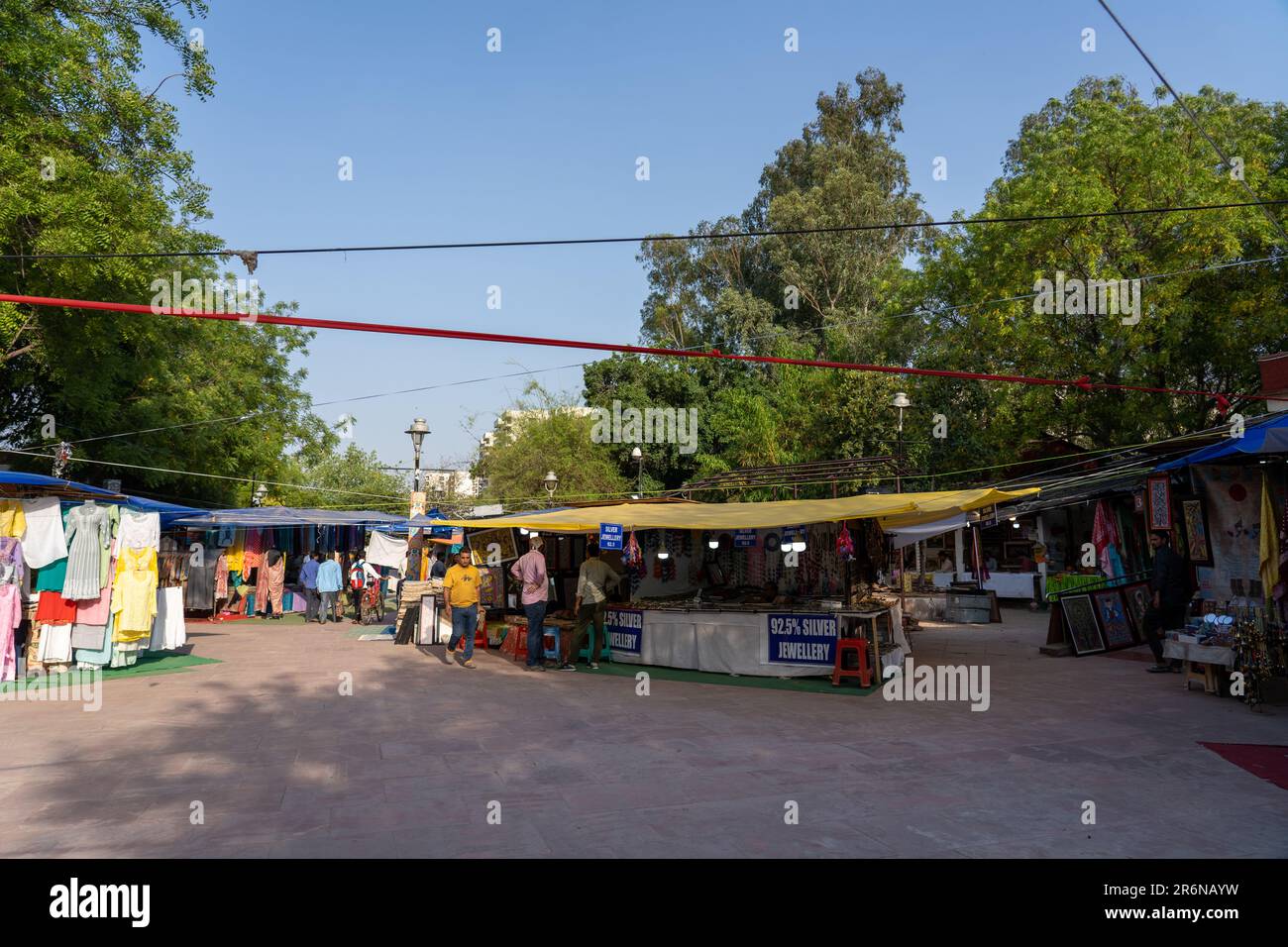 Dilli Haat Food and Craft Bazar in Delhi Stock Photo - Alamy