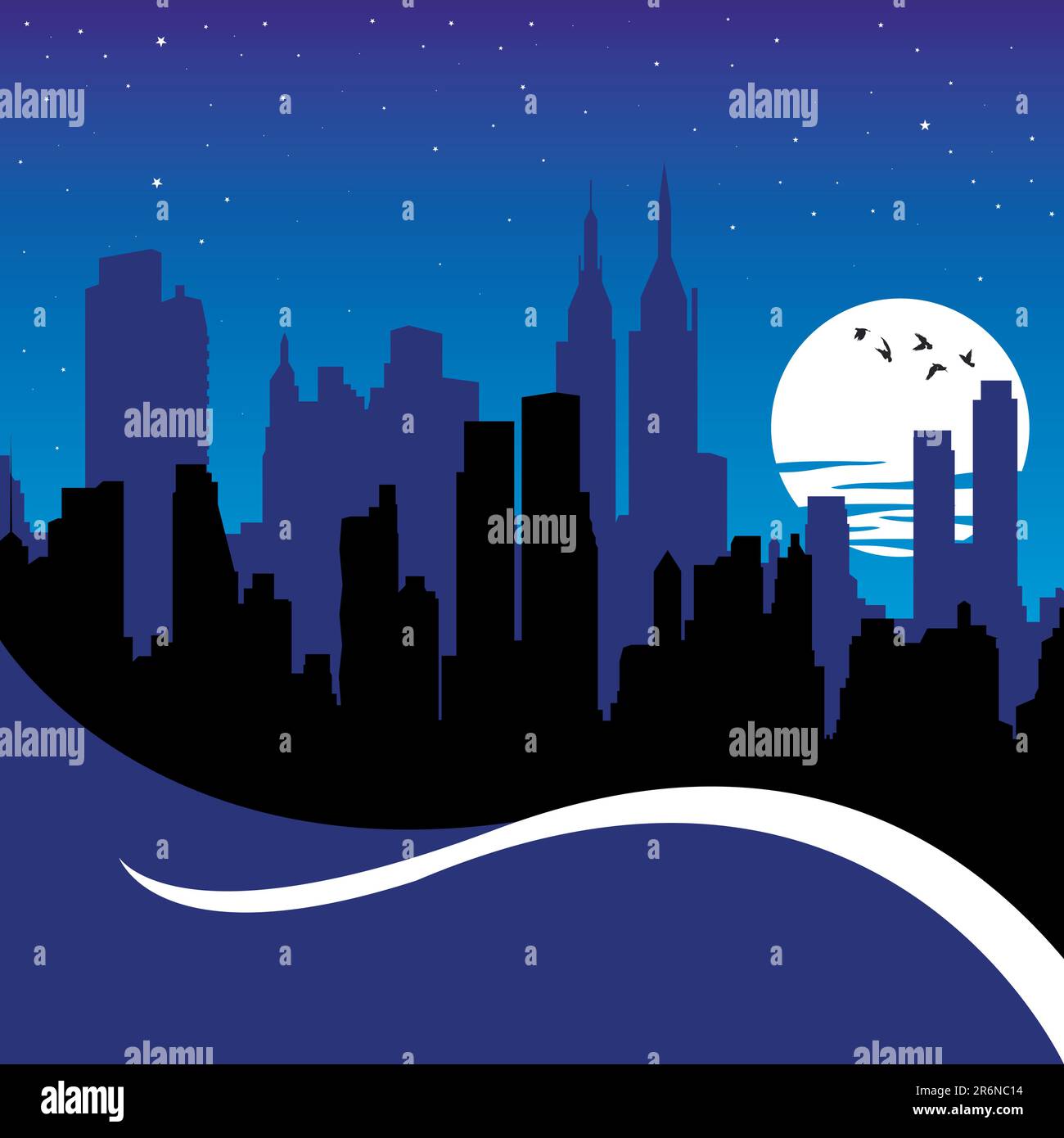 vector cityscape of new york Stock Vector Image & Art - Alamy
