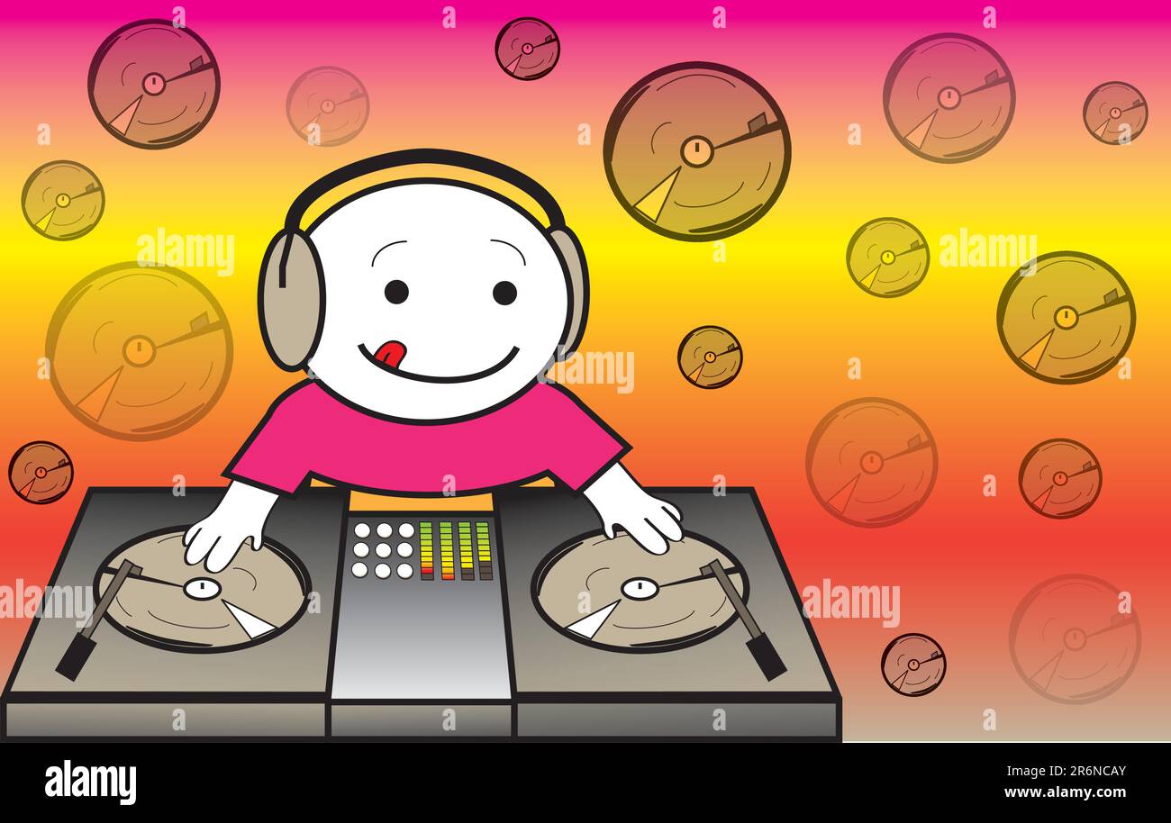 Painting crowd illustration Stock Vector Images - Alamy