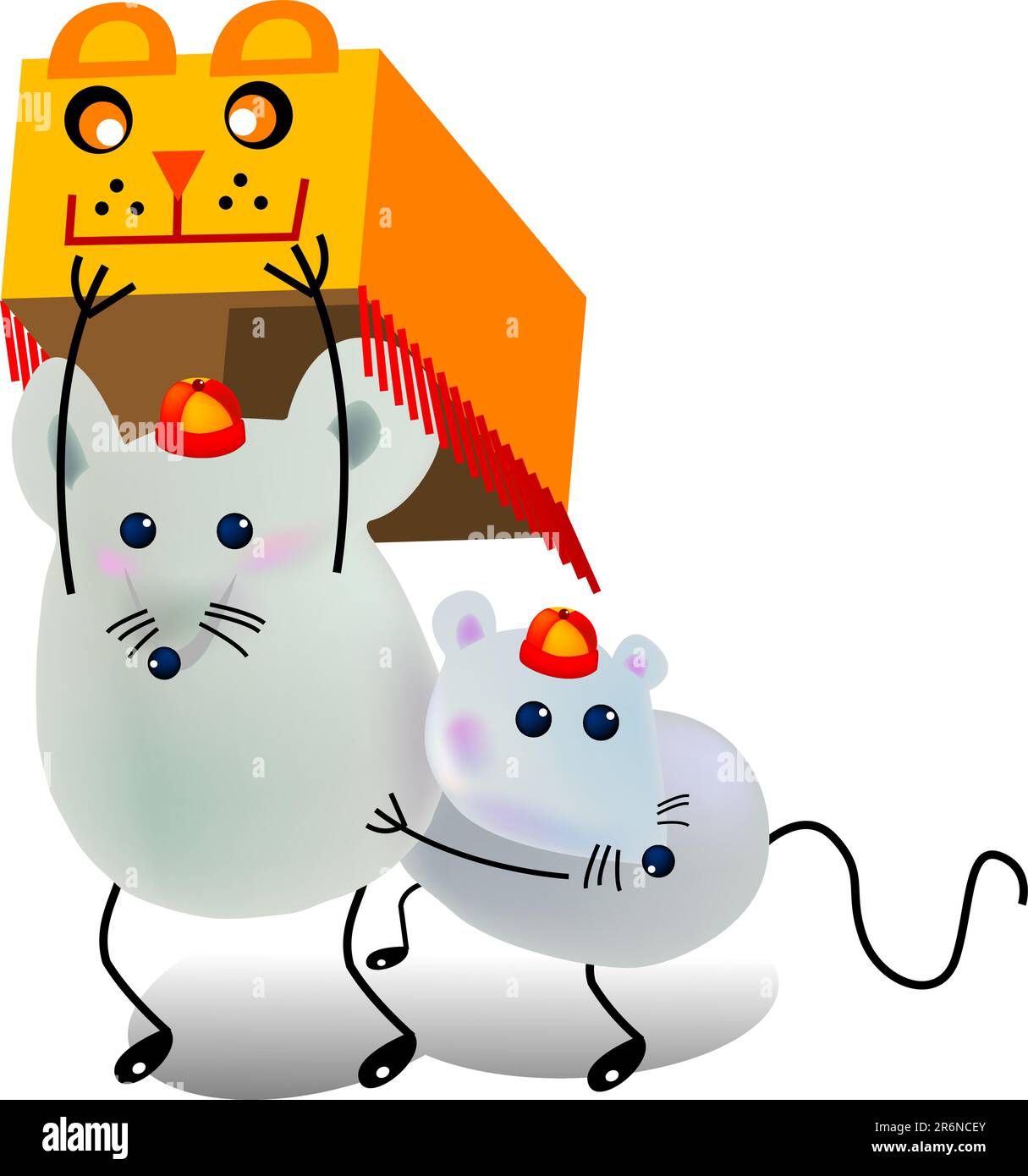 Lion and the mouse story hi-res stock photography and images - Alamy