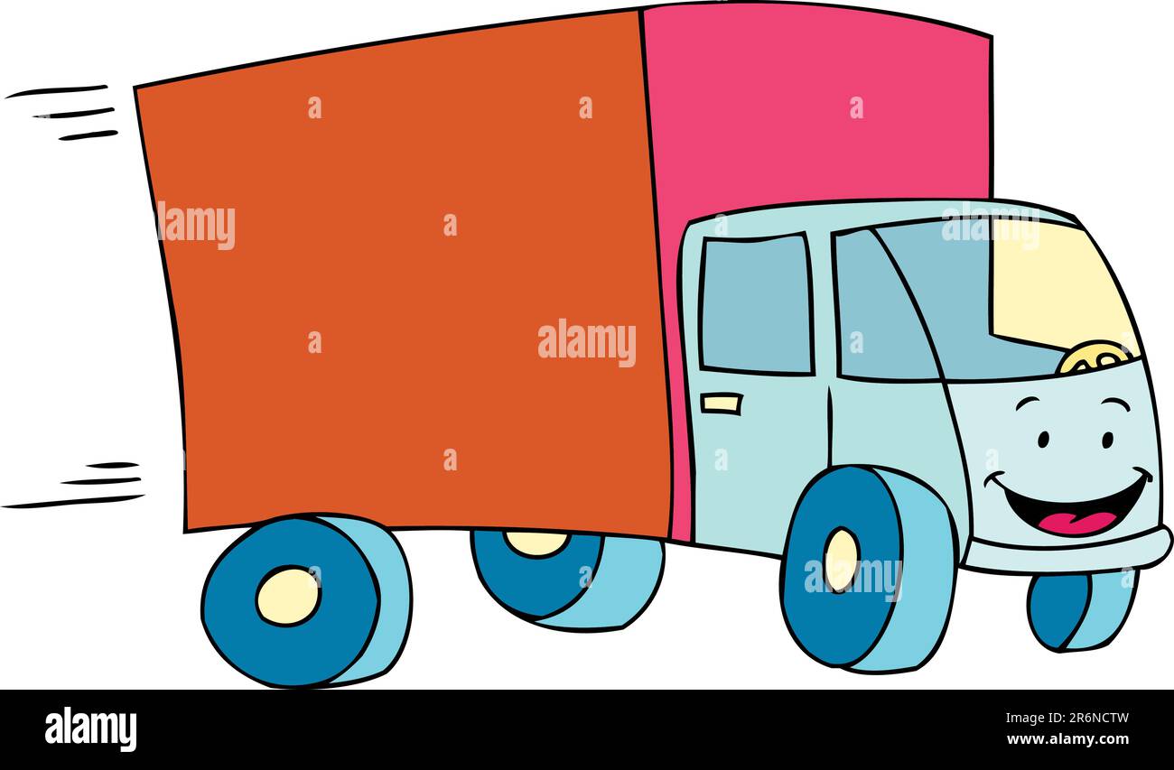 Delivery box icon over Stock Vector Images - Alamy