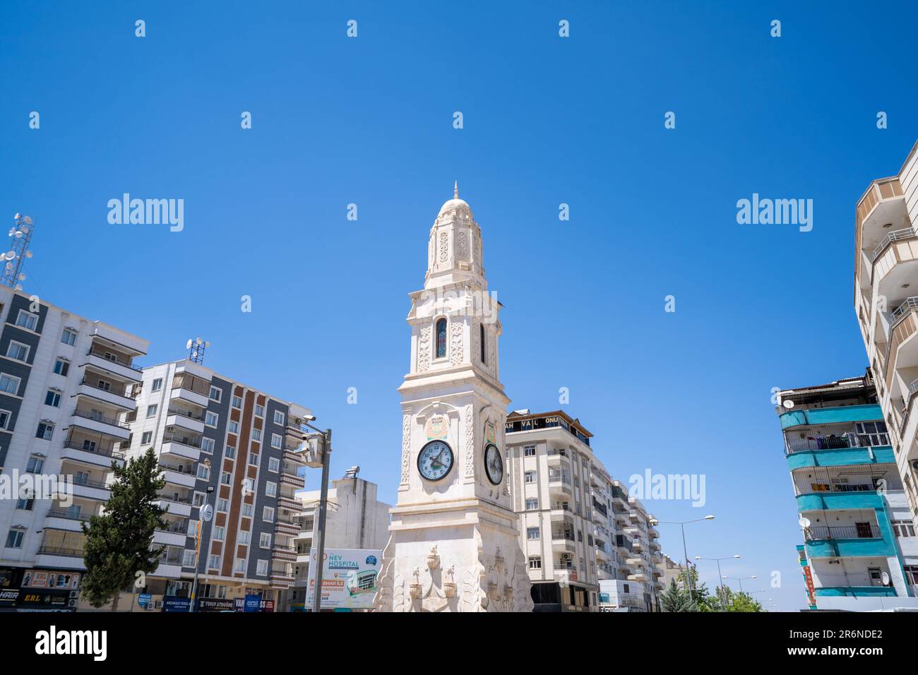 Clock tower in akcakale hi-res stock photography and images - Alamy
