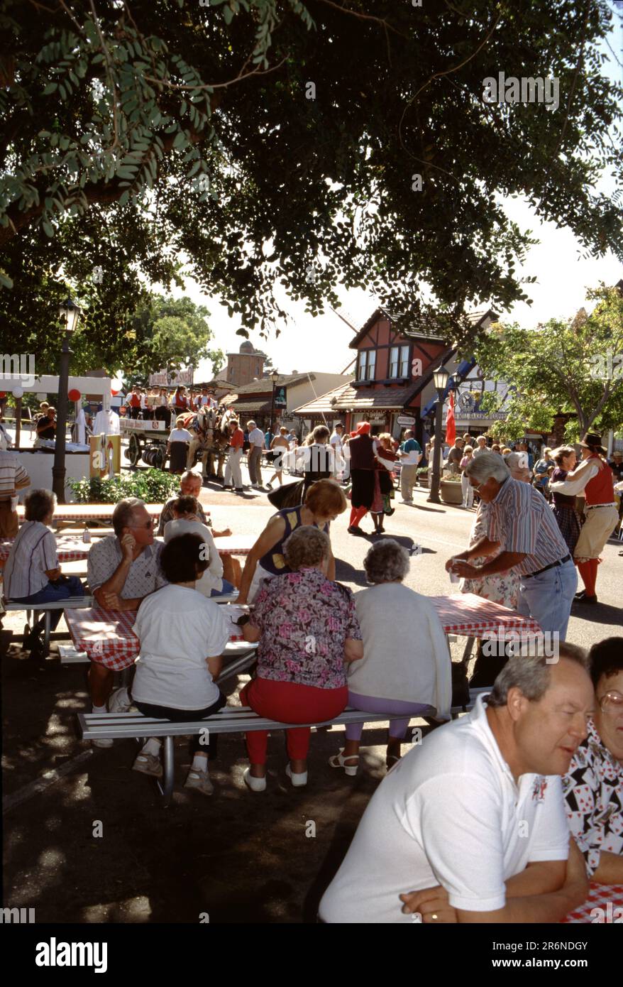 Solvang, CA. U.S.A. 9/1987. Danish Days Festival. In 1936, the first ...