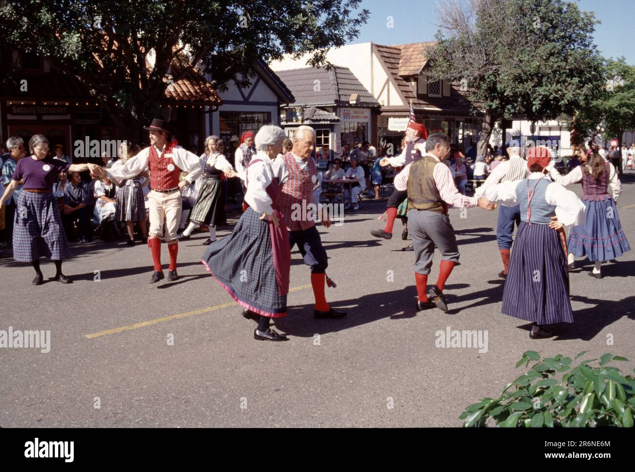 Solvang, CA. U.S.A. 9/1987. Danish Days Festival. In 1936, the first ...