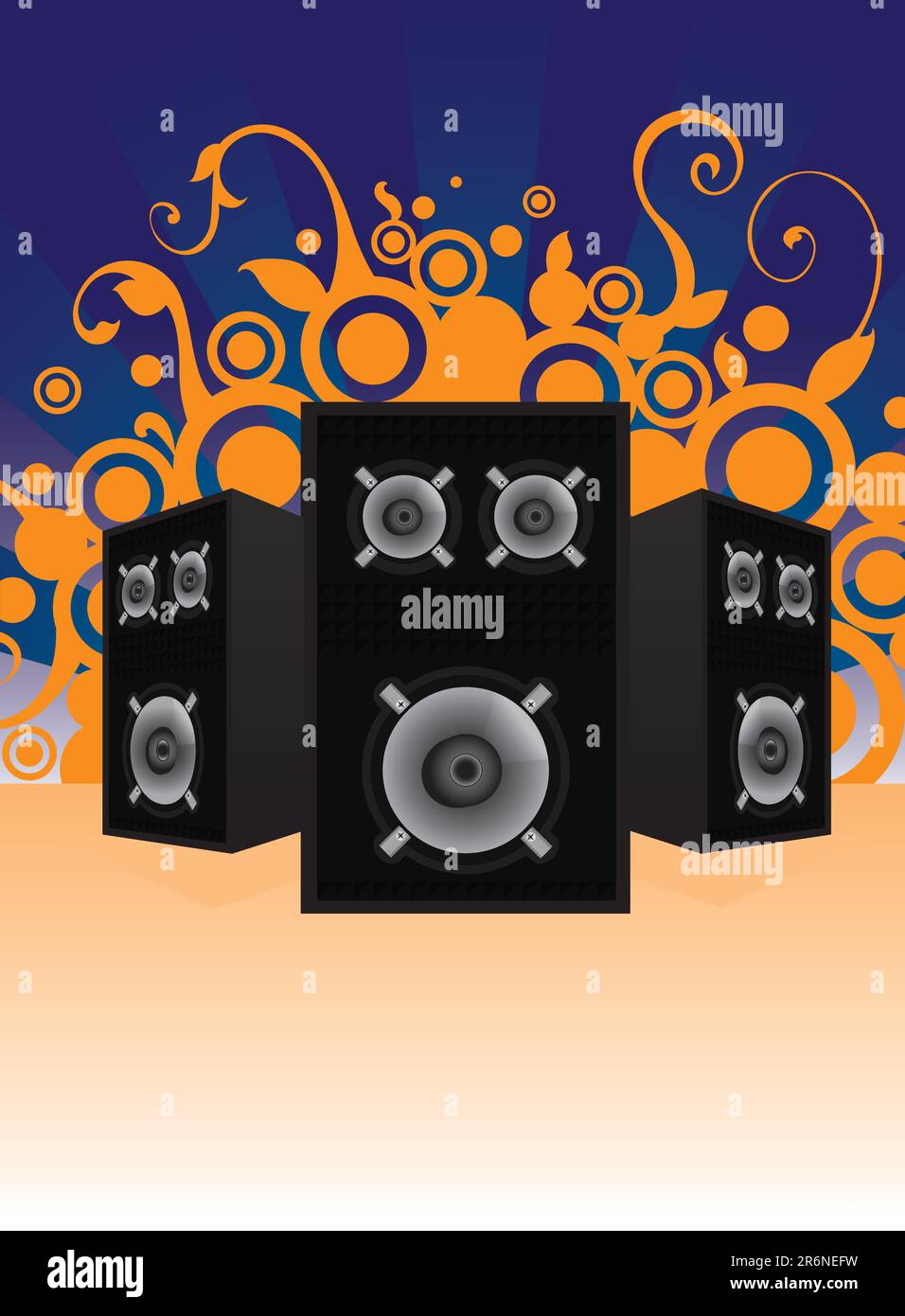 sound speakers background Stock Vector Image & Art - Alamy