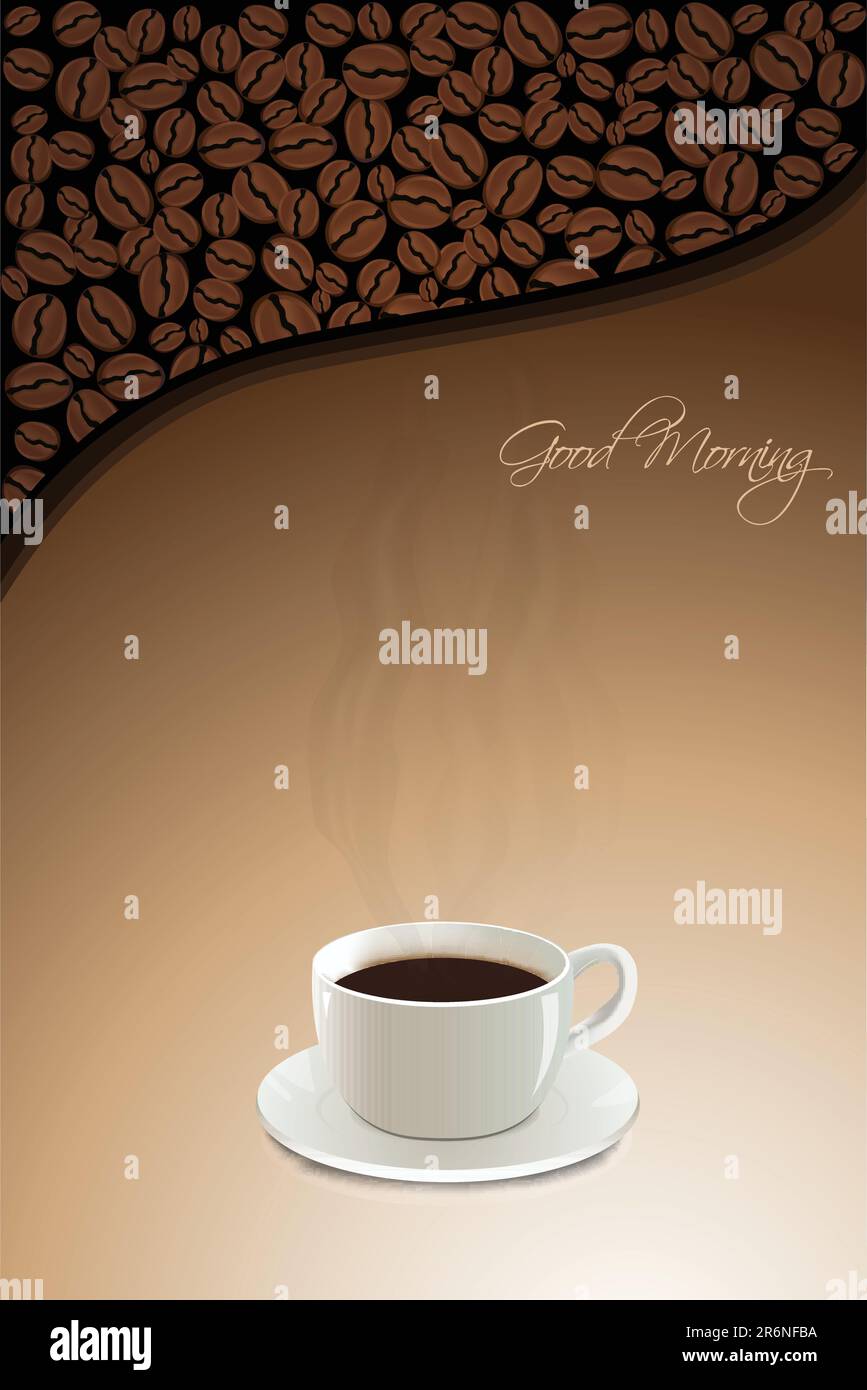 Coffee text bean language drink food cafe text Stock Vector Images - Alamy