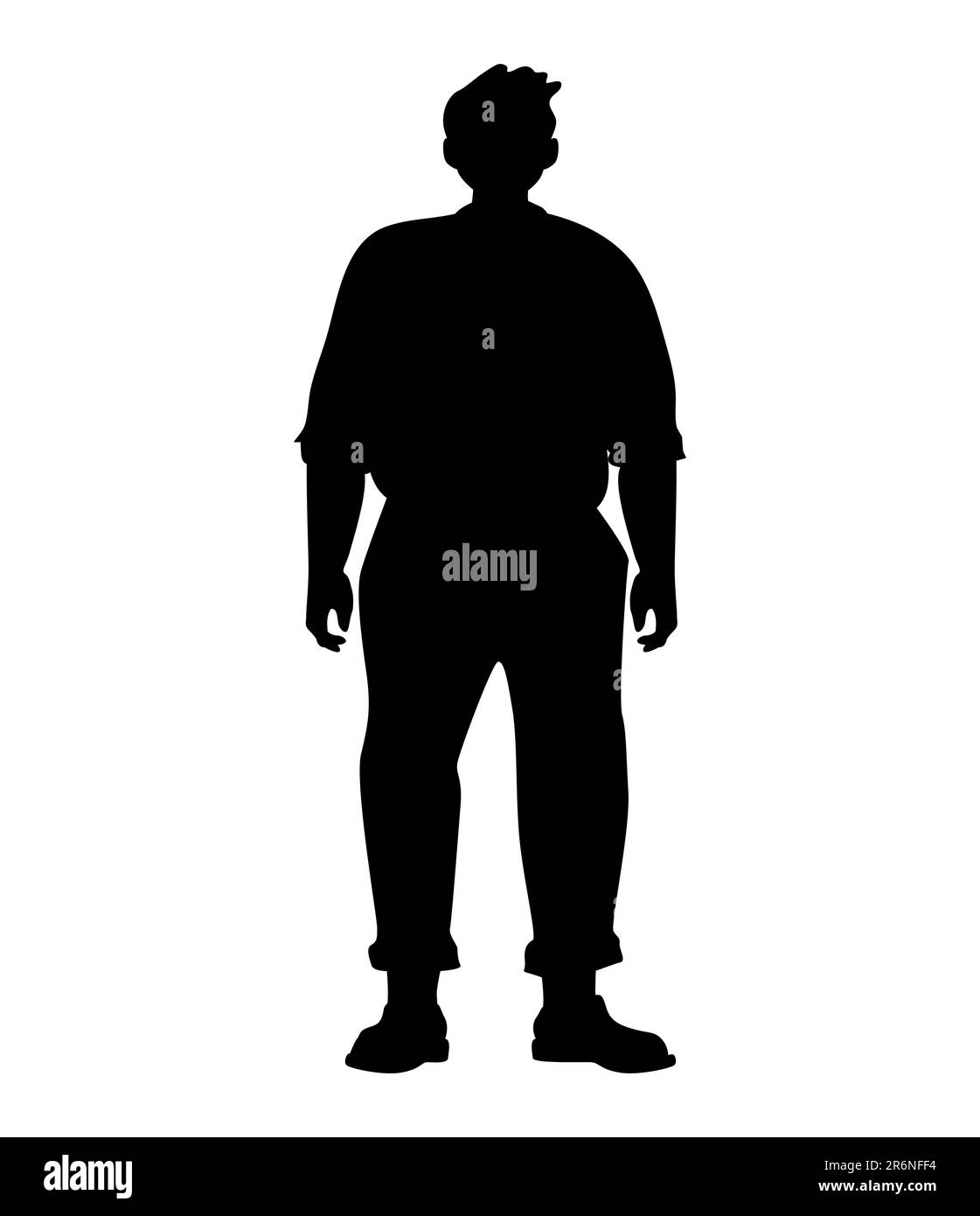 Male Silhouette Standing Vector
