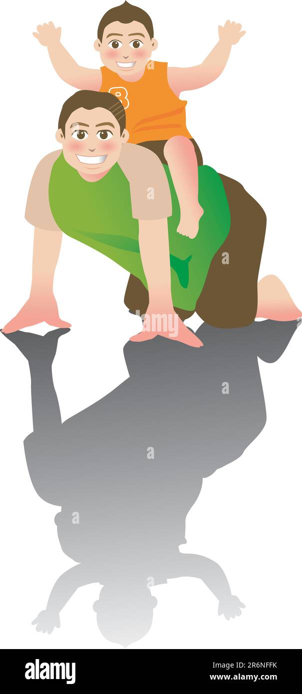 Father an son activity Cut Out Stock Images & Pictures - Alamy