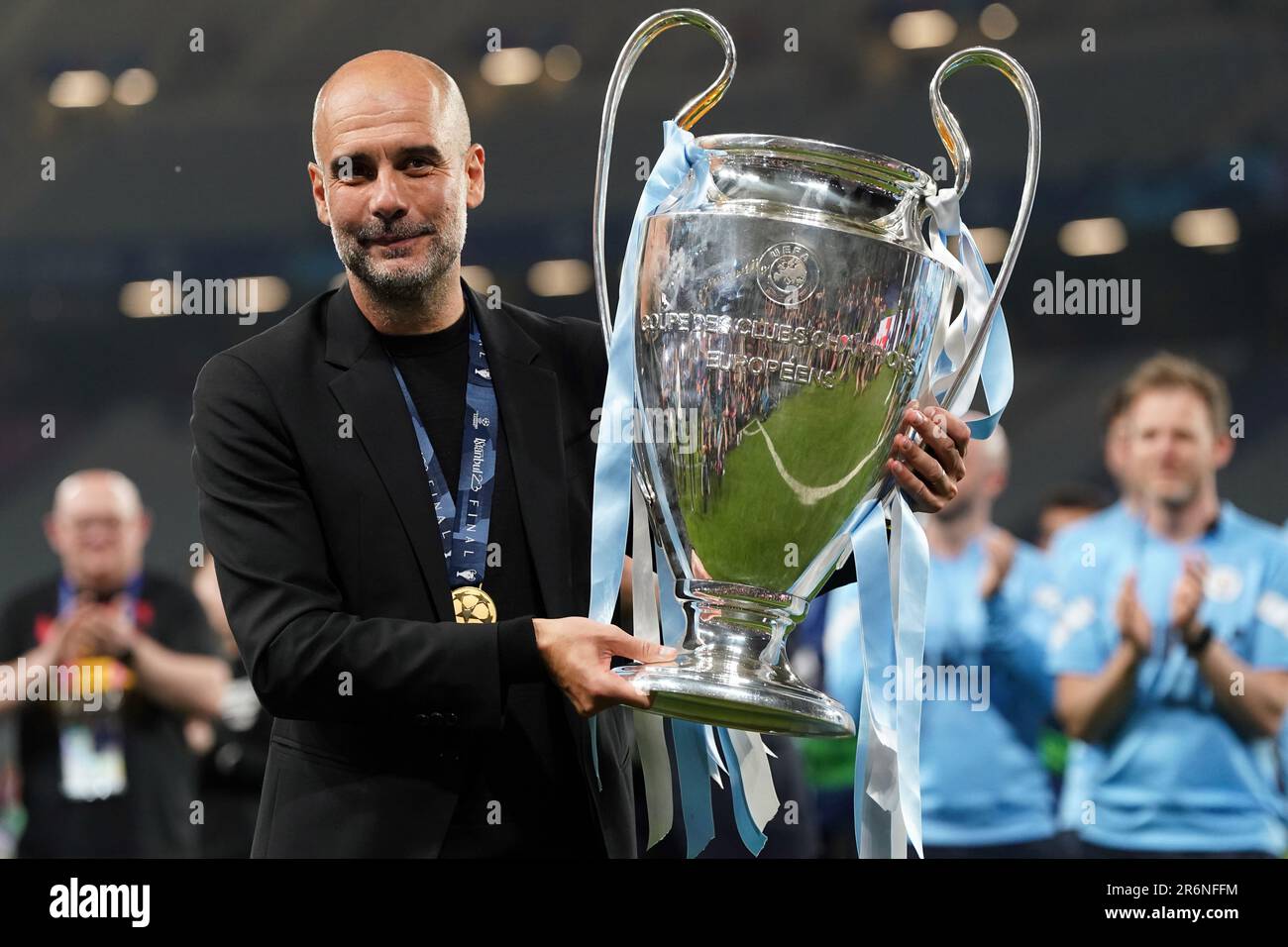 Manchester city pa2023 trophy hi-res stock photography and images - Alamy