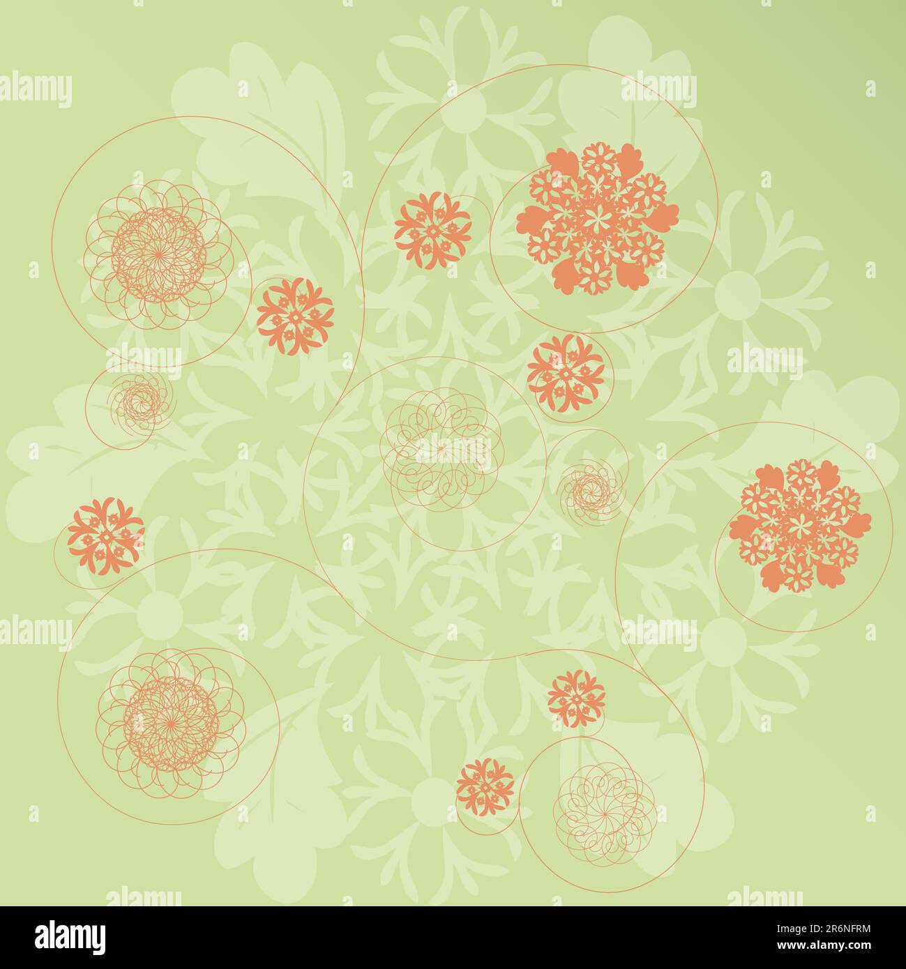 Floral abstract background - vector illustration Stock Vector Image ...