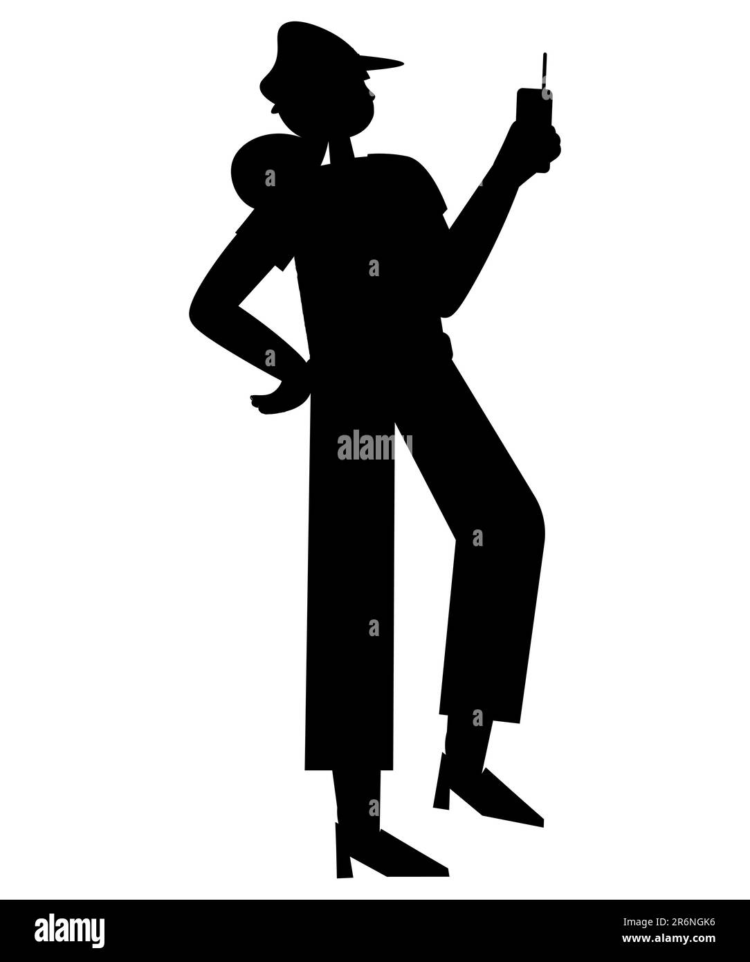 Telephone factory worker Stock Vector Images - Alamy