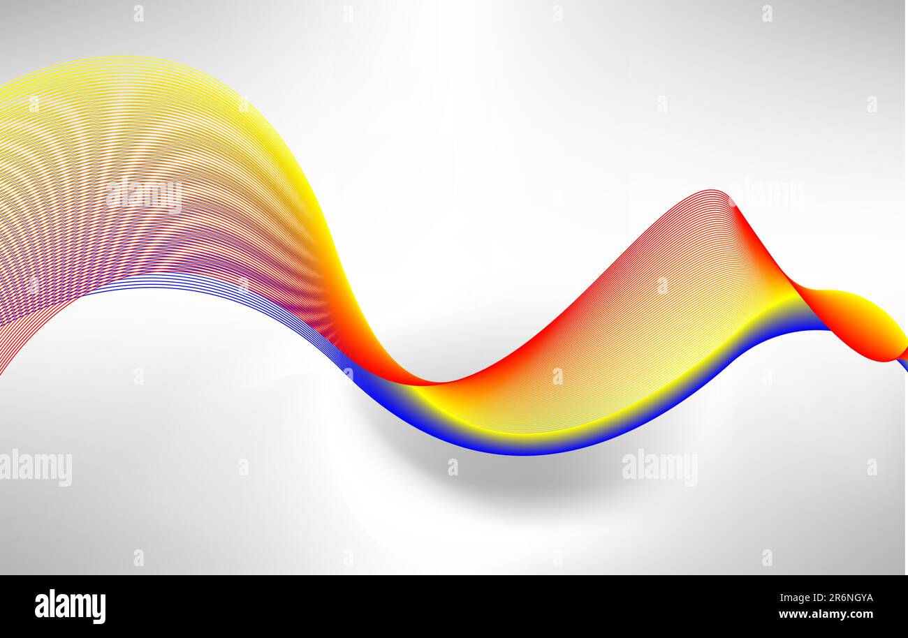 Colorful vector wave Stock Vector Image & Art - Alamy