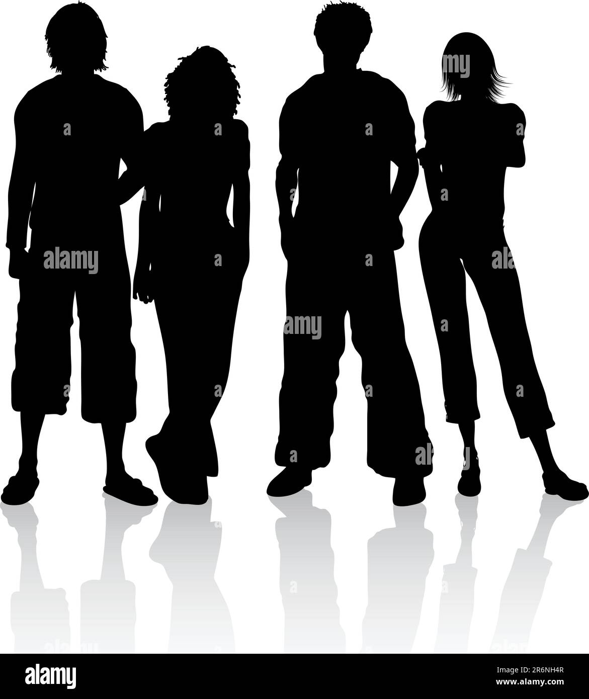 Group of friends Stock Vector Image & Art - Alamy