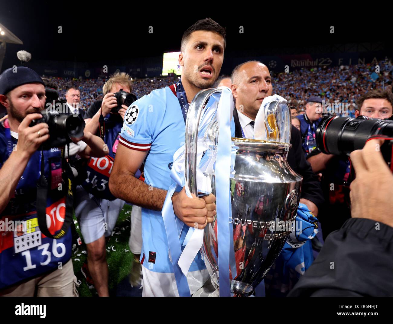Champions league 2023 final trophy hi-res stock photography and images ...