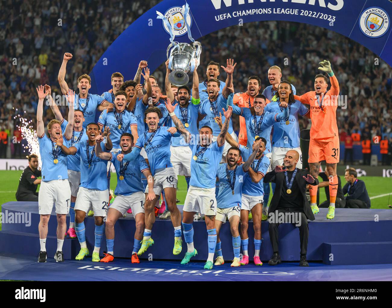 Inter milan team photo uefa hi-res stock photography and images - Alamy