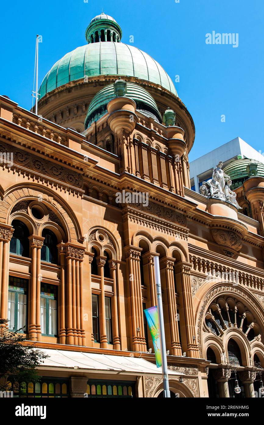 The Queen Victoria Building (QVB), five level shopping center, Sydney ...