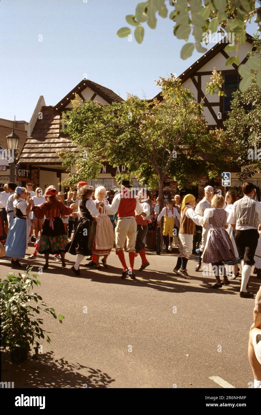 Solvang, CA. U.S.A. 9/1987. Danish Days Festival. In 1936, the first ...