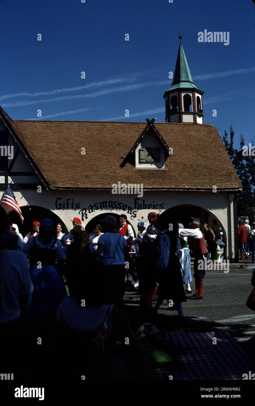 Solvang, CA. U.S.A. 9/1987. Danish Days Festival. In 1936, the first ...
