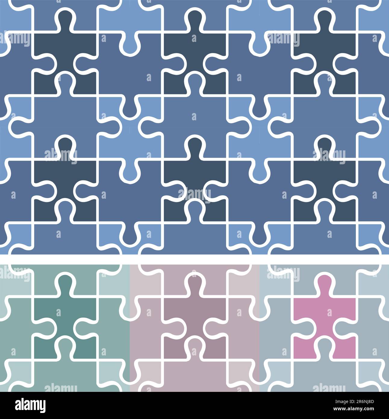 puzzle seamless pattern / vector background / 4 colors Stock Vector ... puzzle seamless pattern / vector background / 4 colors Stock Vector ...