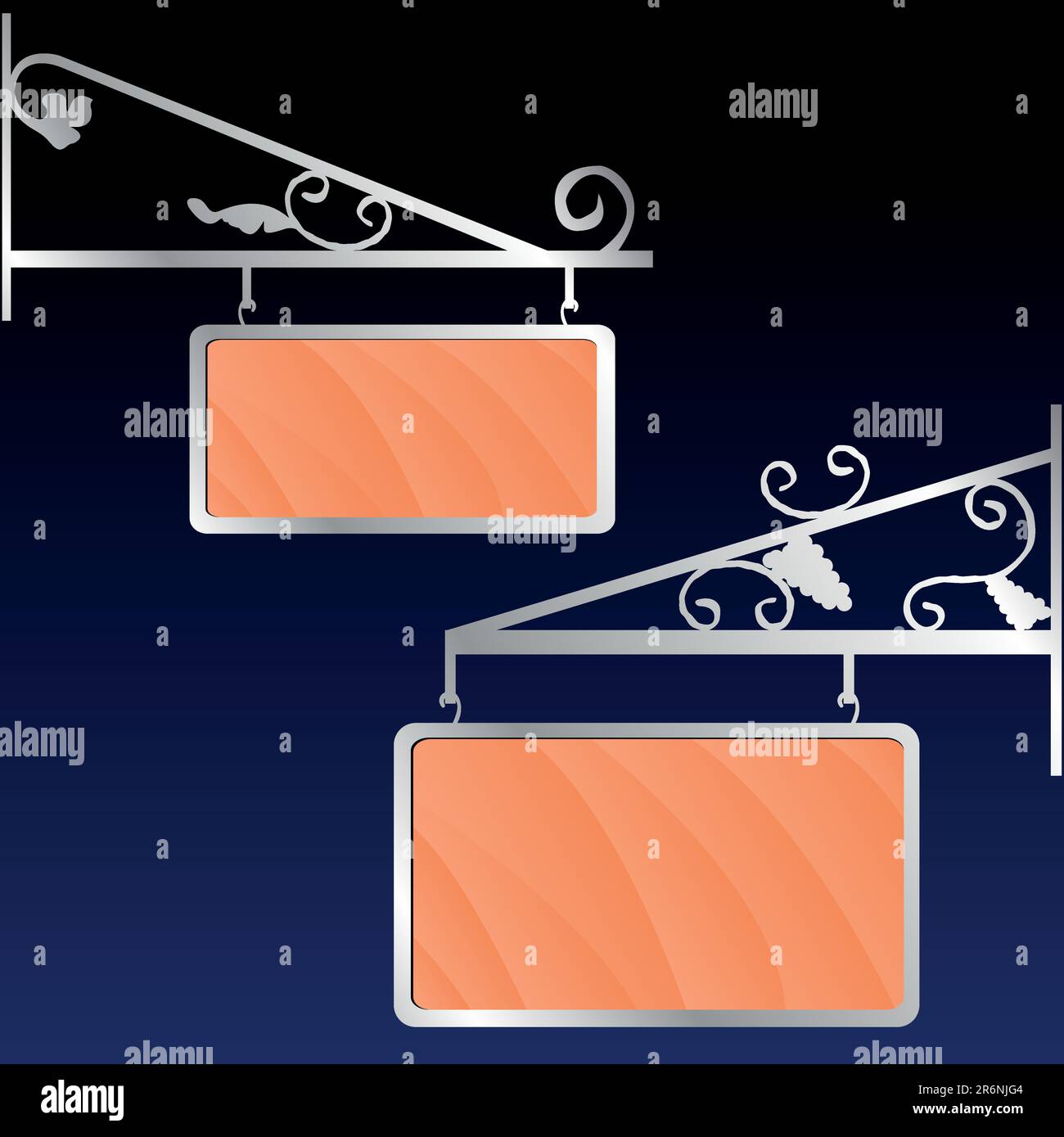 vector illustration of a wooden signboard Stock Vector Image & Art - Alamy