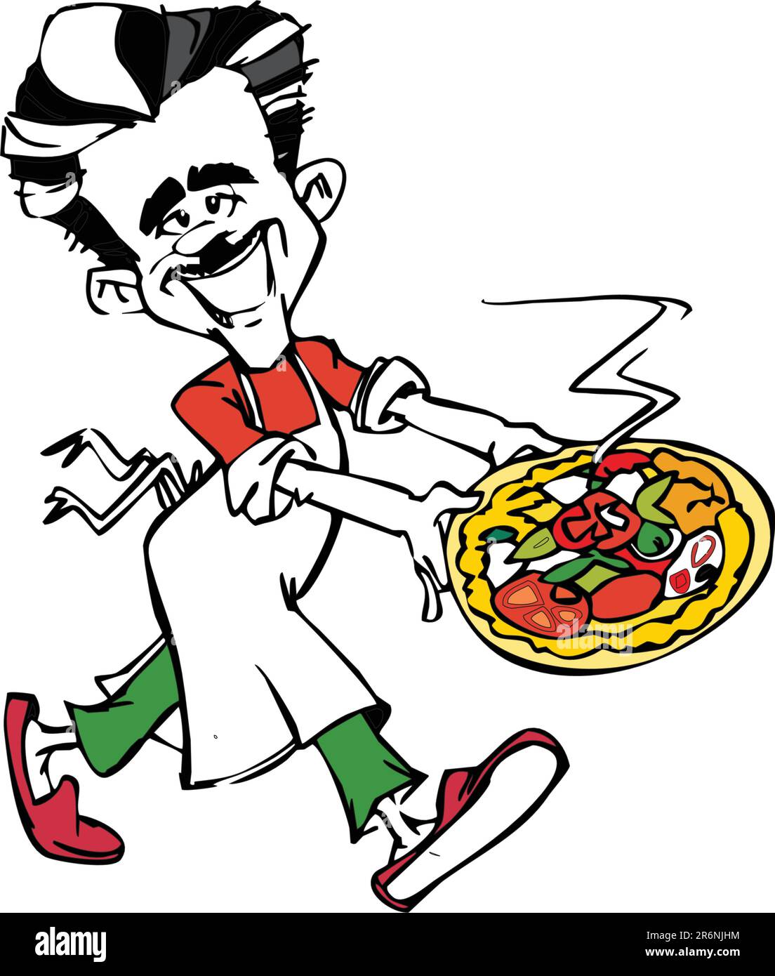 Italian Waiter Cartoon