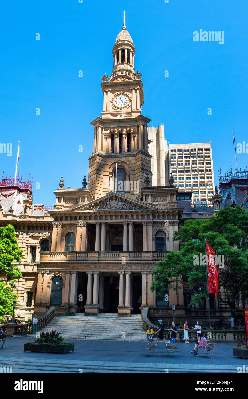 Sydney Town Hall, Sydney, New South Wales, Australia Stock Photo - Alamy