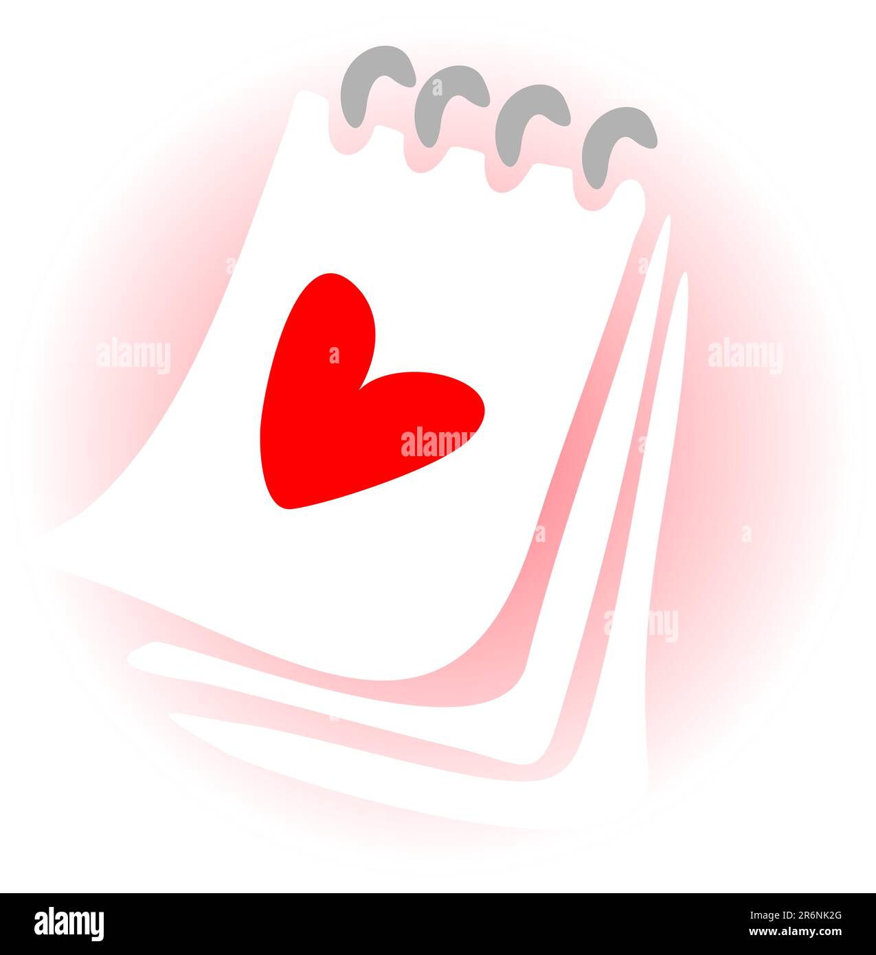 Tablet with pink heart Stock Vector Images - Alamy