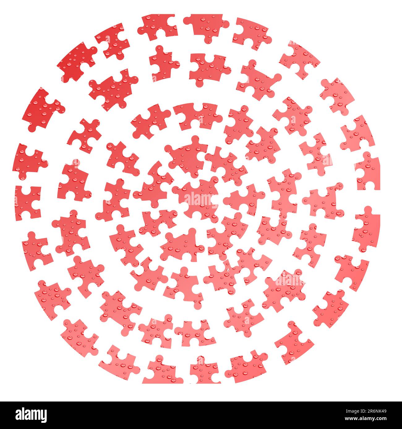 Water drops. A puzzle on a white background. Vector illustration Stock ...