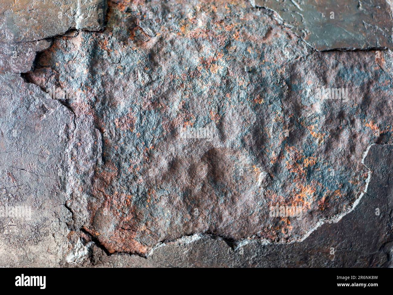 Rusty and damaged old metal. Vintage background and wallpaper Stock ...
