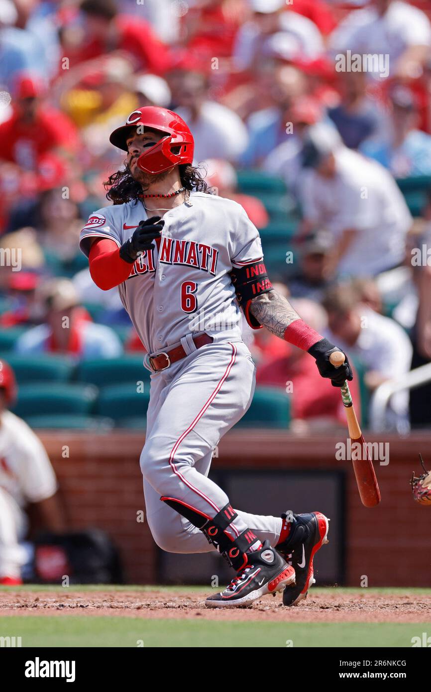 ST. LOUIS, MO - JUNE 10: Cincinnati Reds second baseman Jonathan India ...