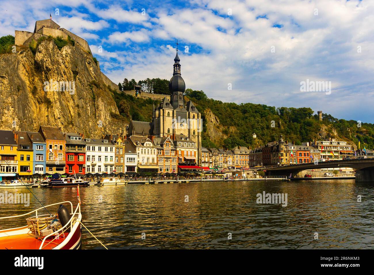Townscape of Dinant, Wallonia, Belgium Stock Photo - Alamy
