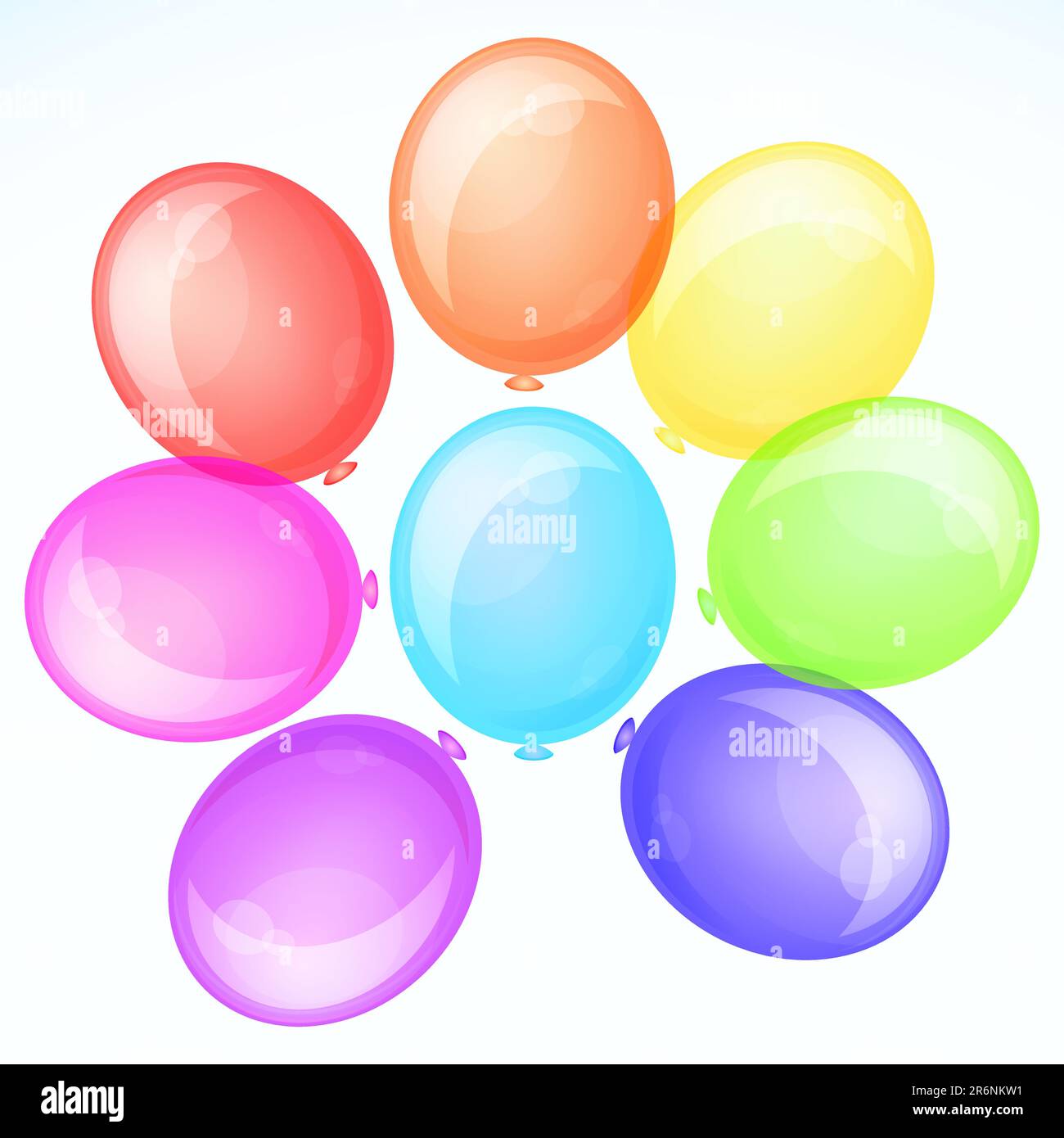 Vector background with balloons - Illustration for your design Stock ...