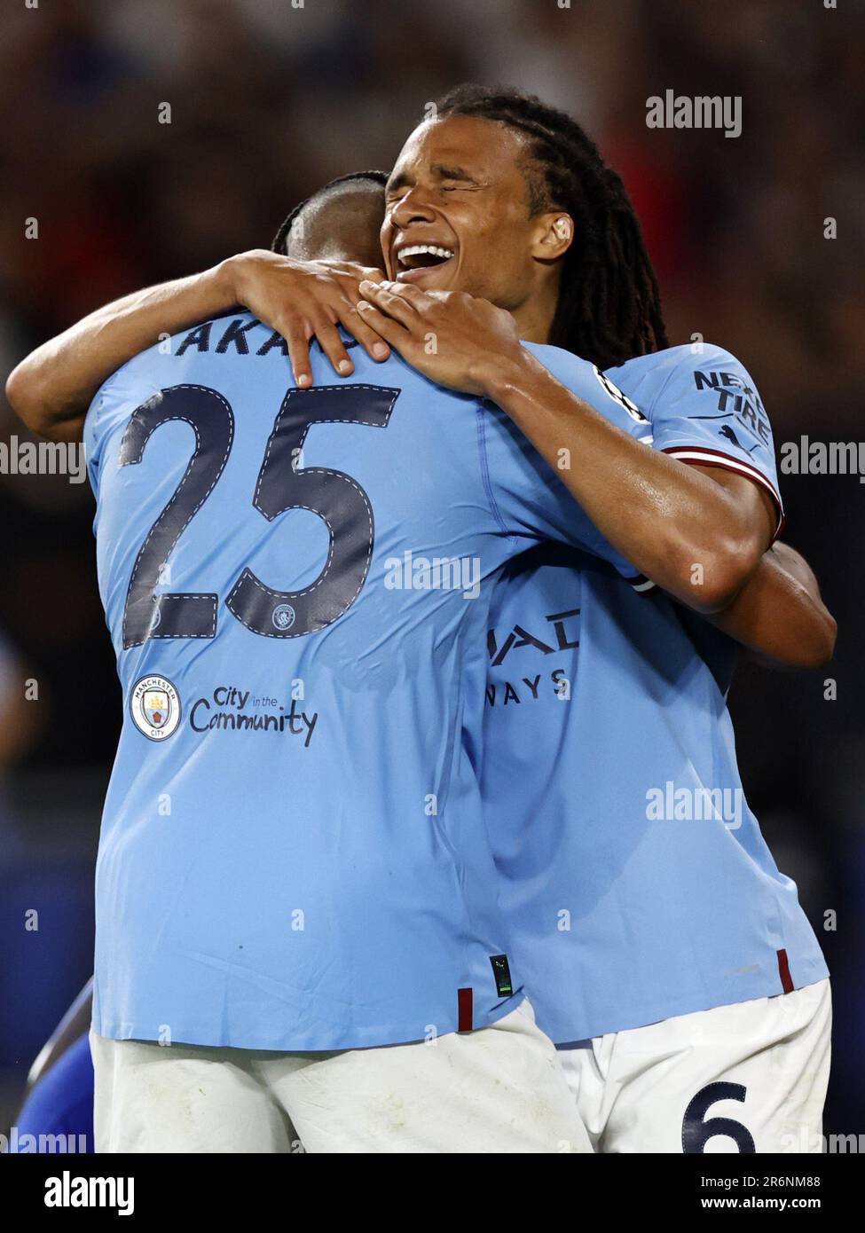 ISTANBUL - (lr) Manuel Akanji of Manchester City FC, Nathan Ake of ...
