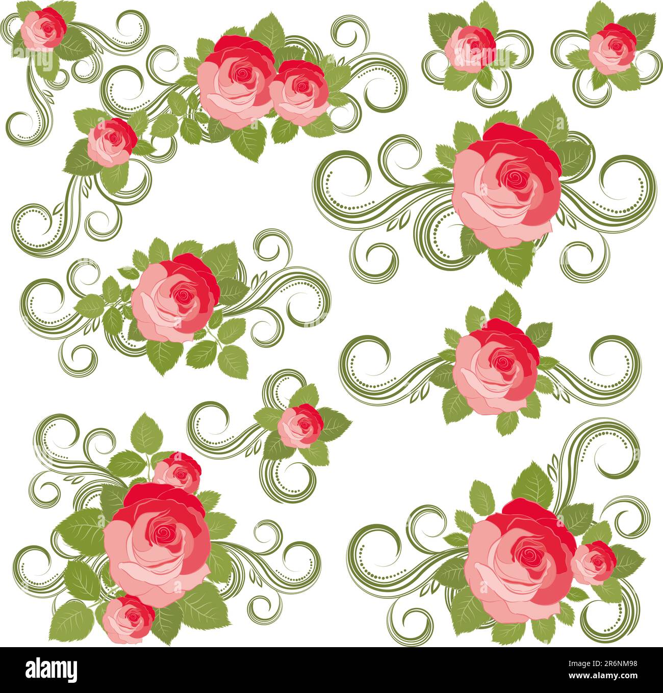 Roses collection, vector illustration - Illustration for your design ...