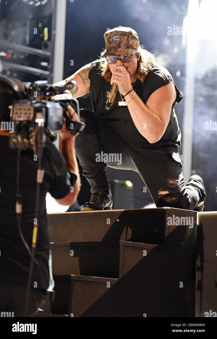 Nashville, TN, USA. 9th June, 2023. HARDY on stage for CMA Fest 2023 ...