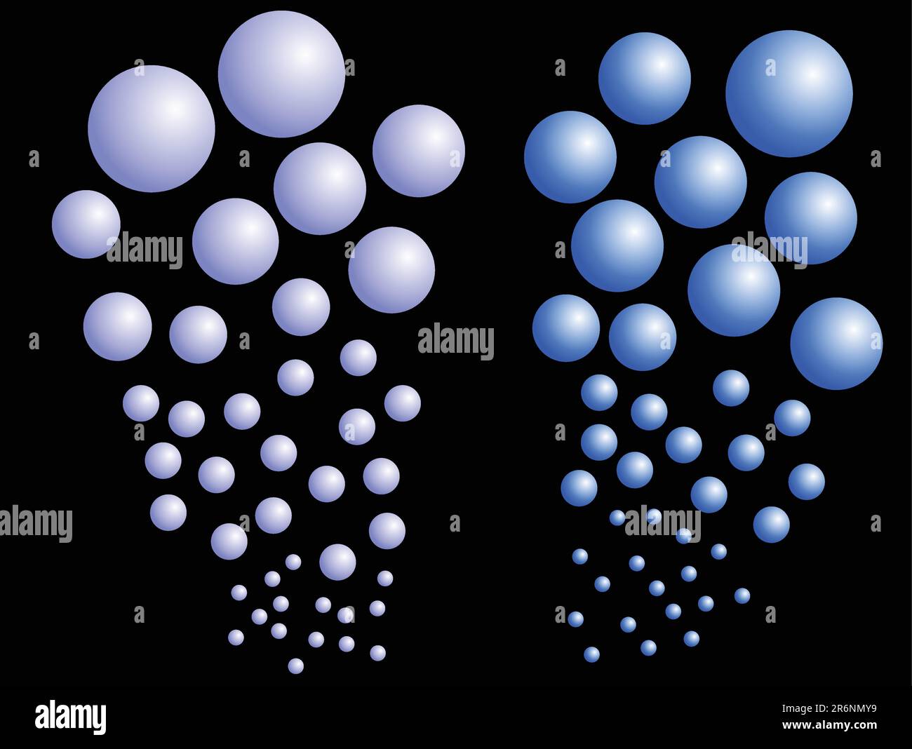 bubbles abstract background - vector Stock Vector Image & Art - Alamy