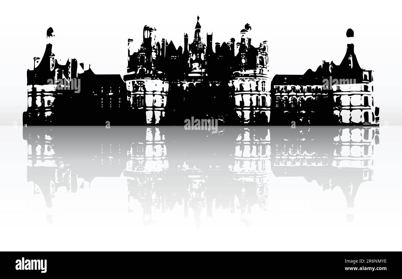 Castle side view Stock Vector Images - Alamy