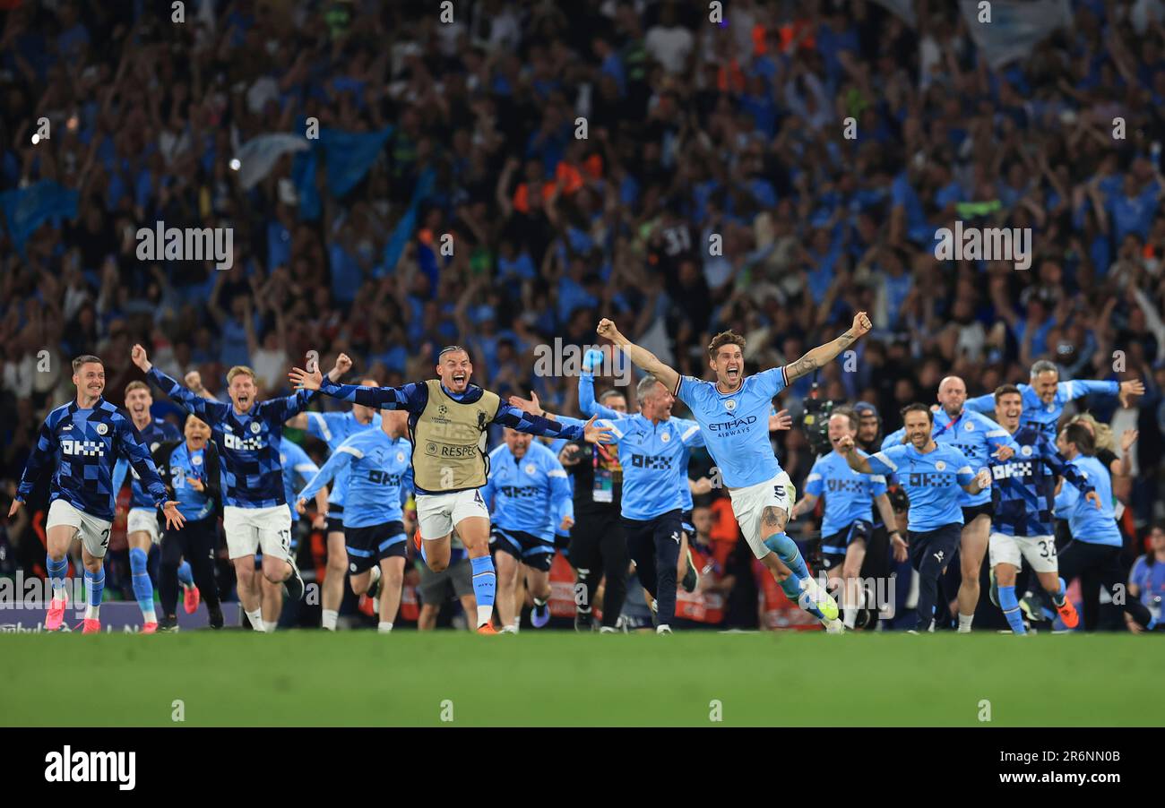 ISTANBUL, TURKEY - JUNE 09: UEFA Champions League 2022/23 final on June ...