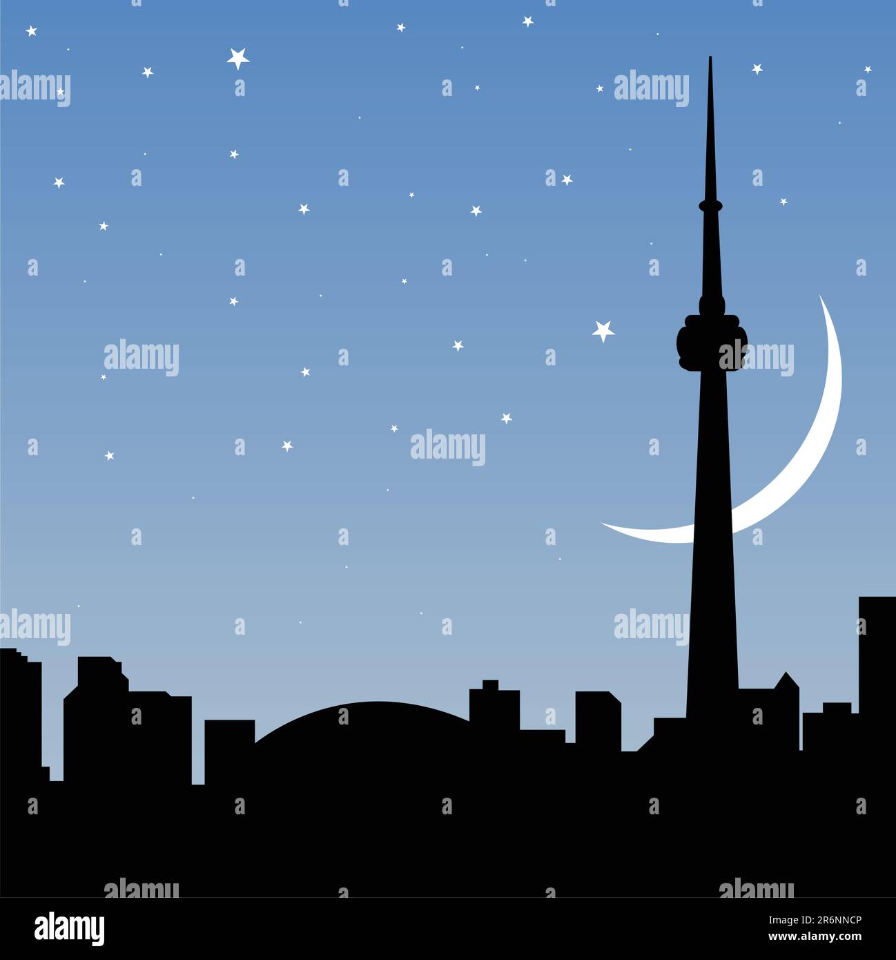 vector cityscape of Toronto Stock Vector Image & Art - Alamy