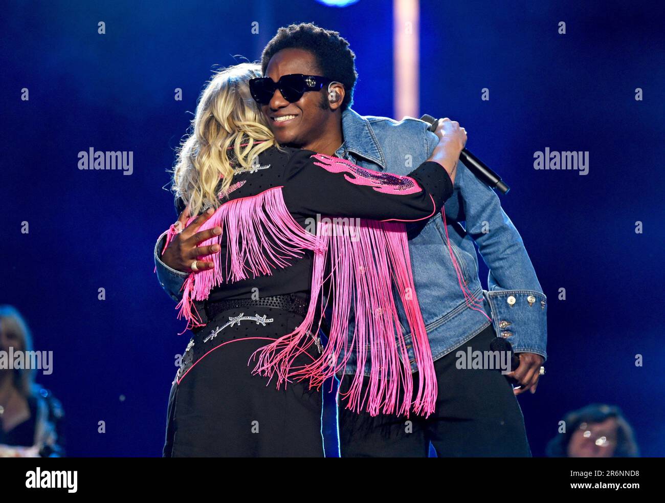 Nashville, TN, USA. 9th June, 2023. Miranda Lambert, Leon Bridges on ...