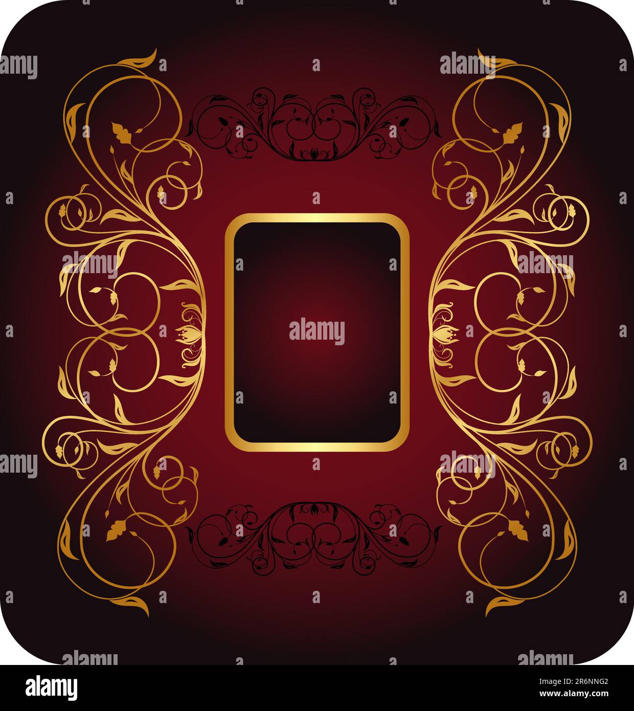 Illustration floral background card for design - vector Stock Vector ...