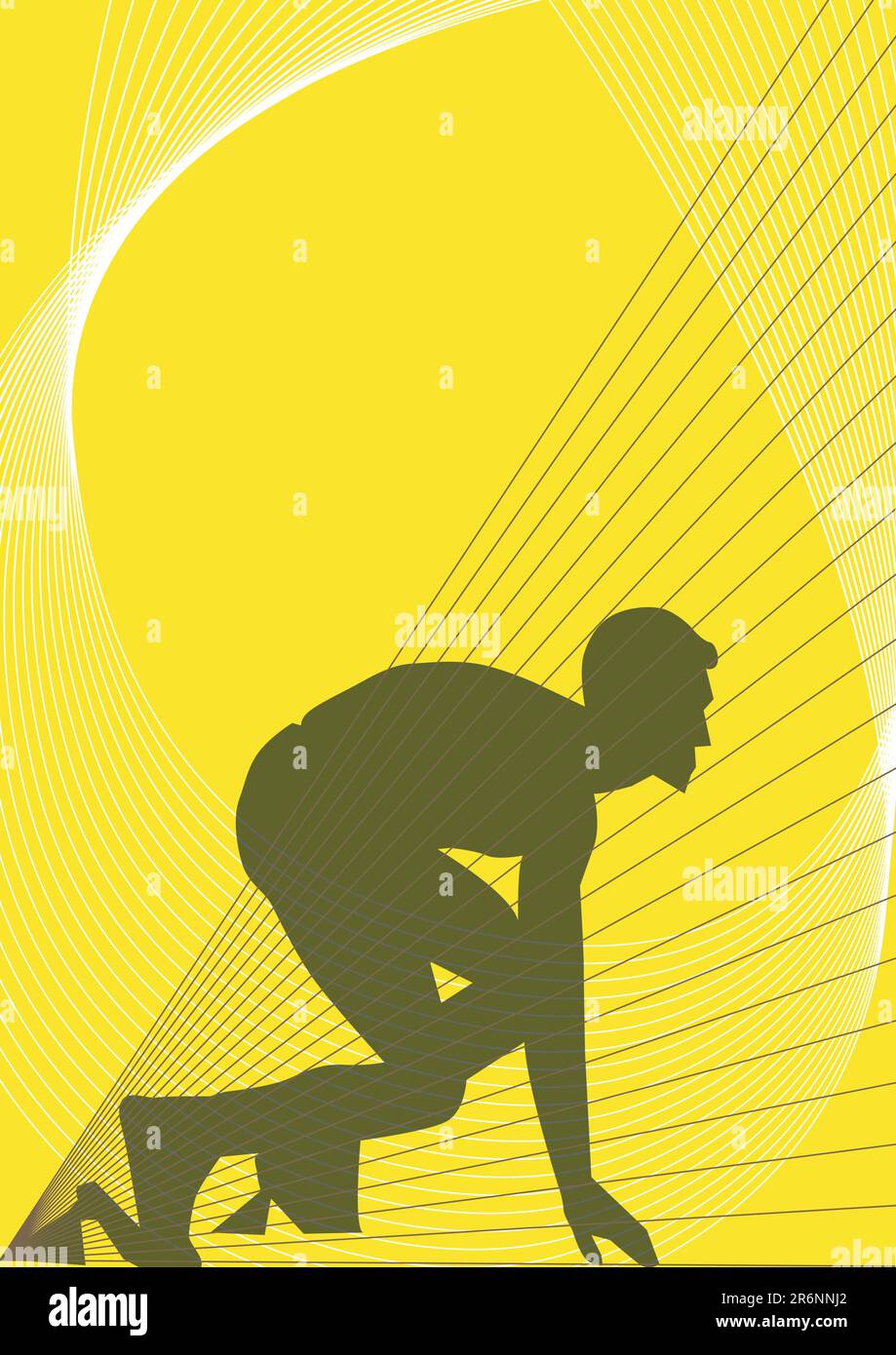 Beginning a race Stock Vector Images - Alamy