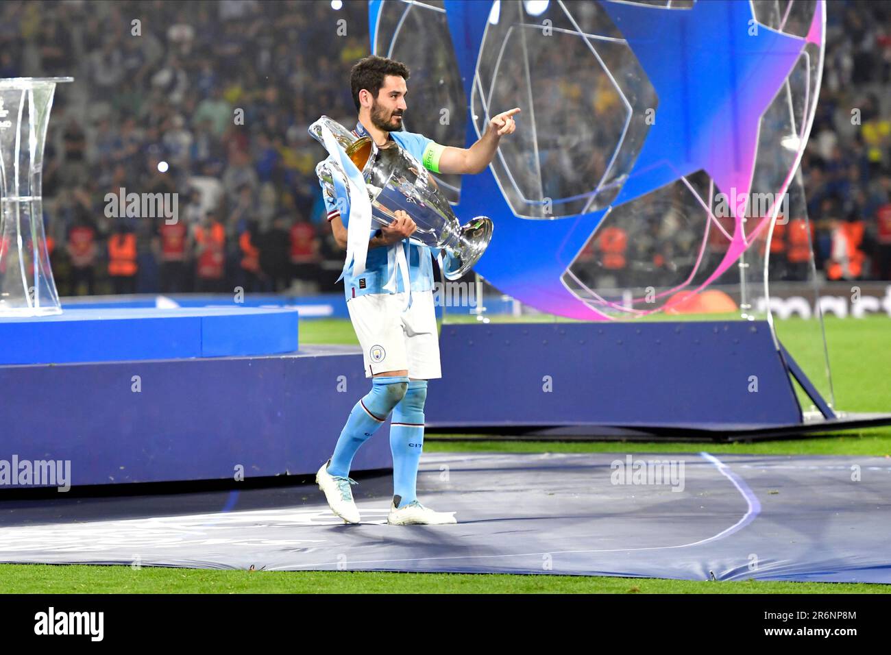 Istanbul, Turkey. 10th June, 2023. Captain Ilkay Gundogan of Manchester ...