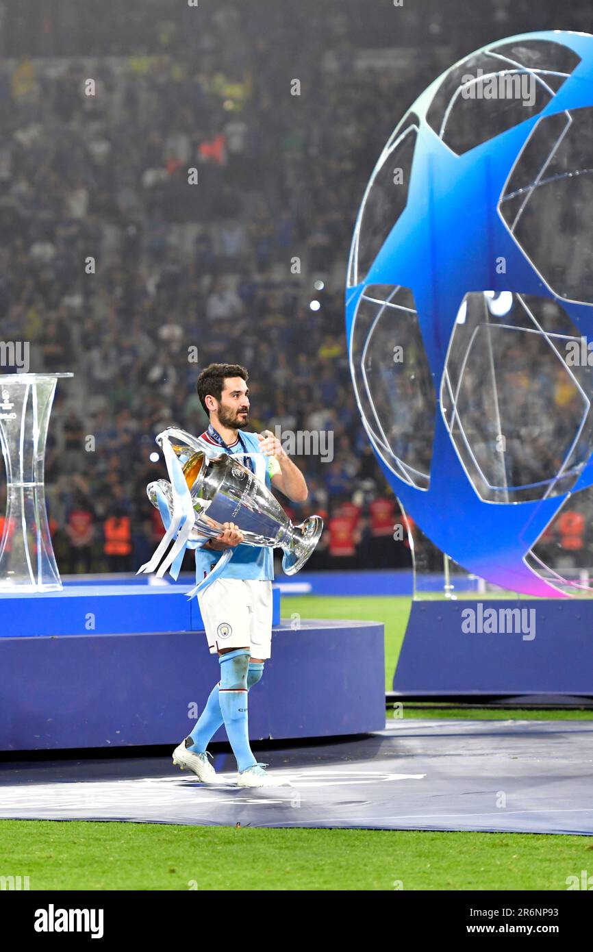 Istanbul, Turkey. 10th June, 2023. Captain Ilkay Gundogan of Manchester ...