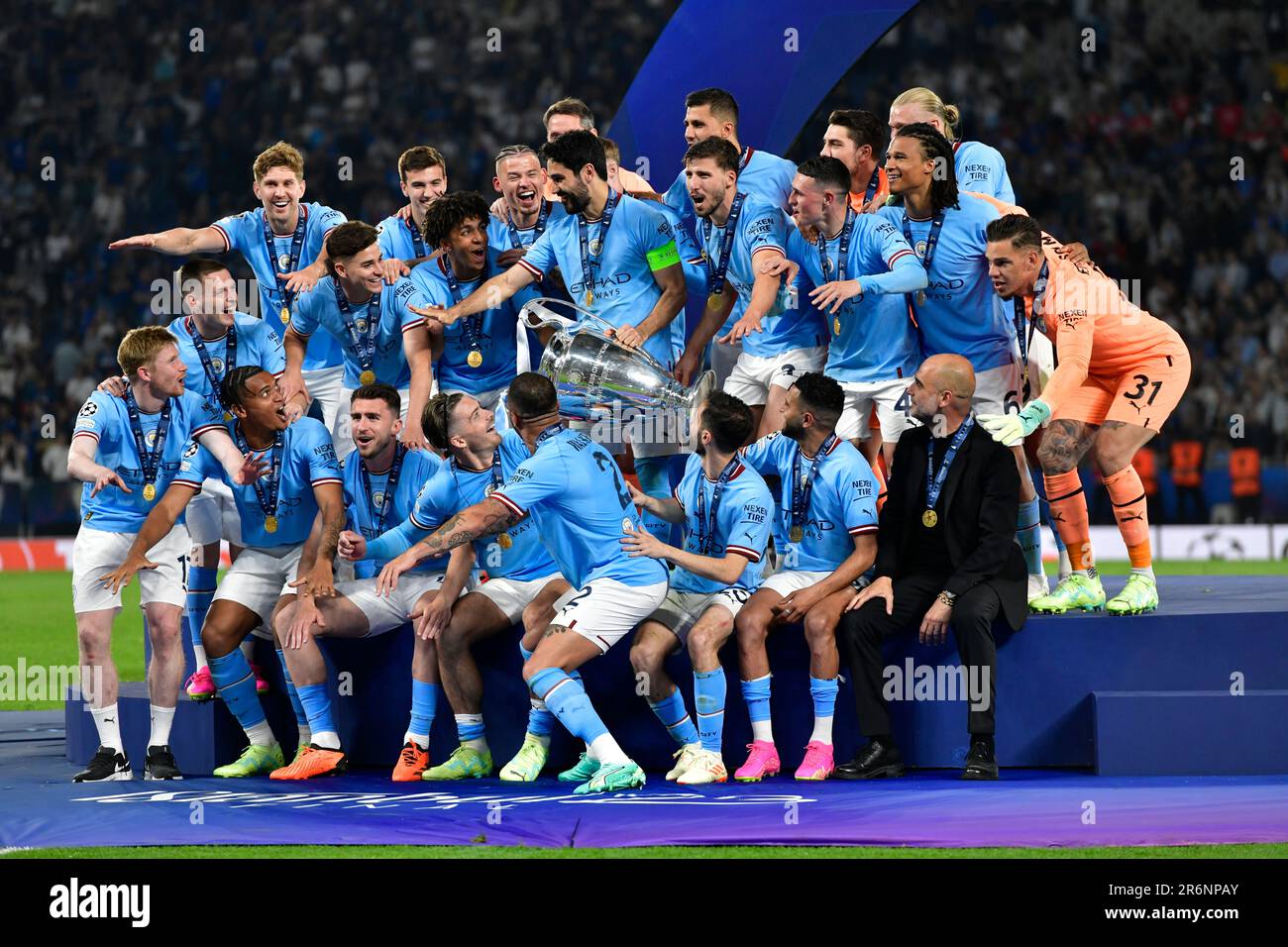 Istanbul, Turkey. 10th June, 2023. Captain Ilkay Gundogan of Manchester ...